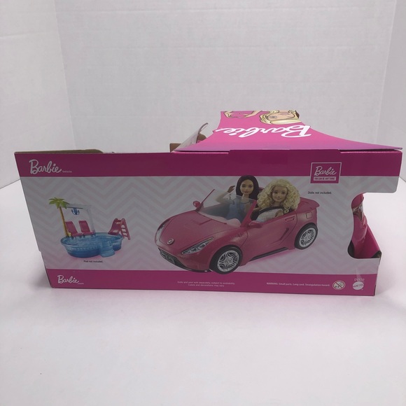 Barbie | Toys | New Mattel Barbie Glam Pink Convertible Doll Vehicle ...